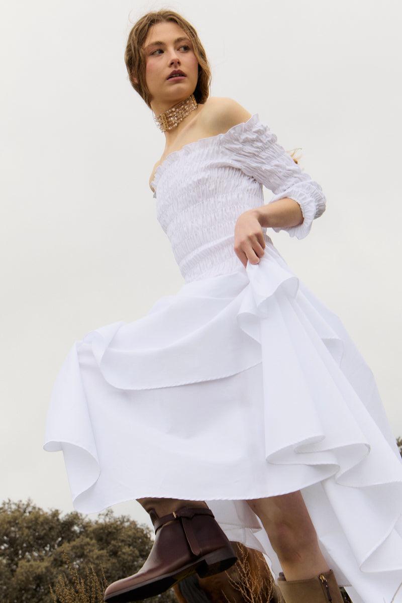 Maria de la Orden | Jade Dress White