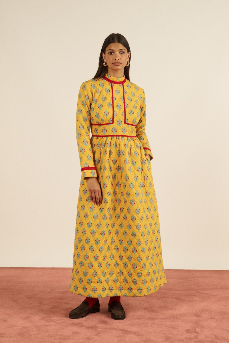 Maria de la Orden | Robin Dress Yellow Flowers