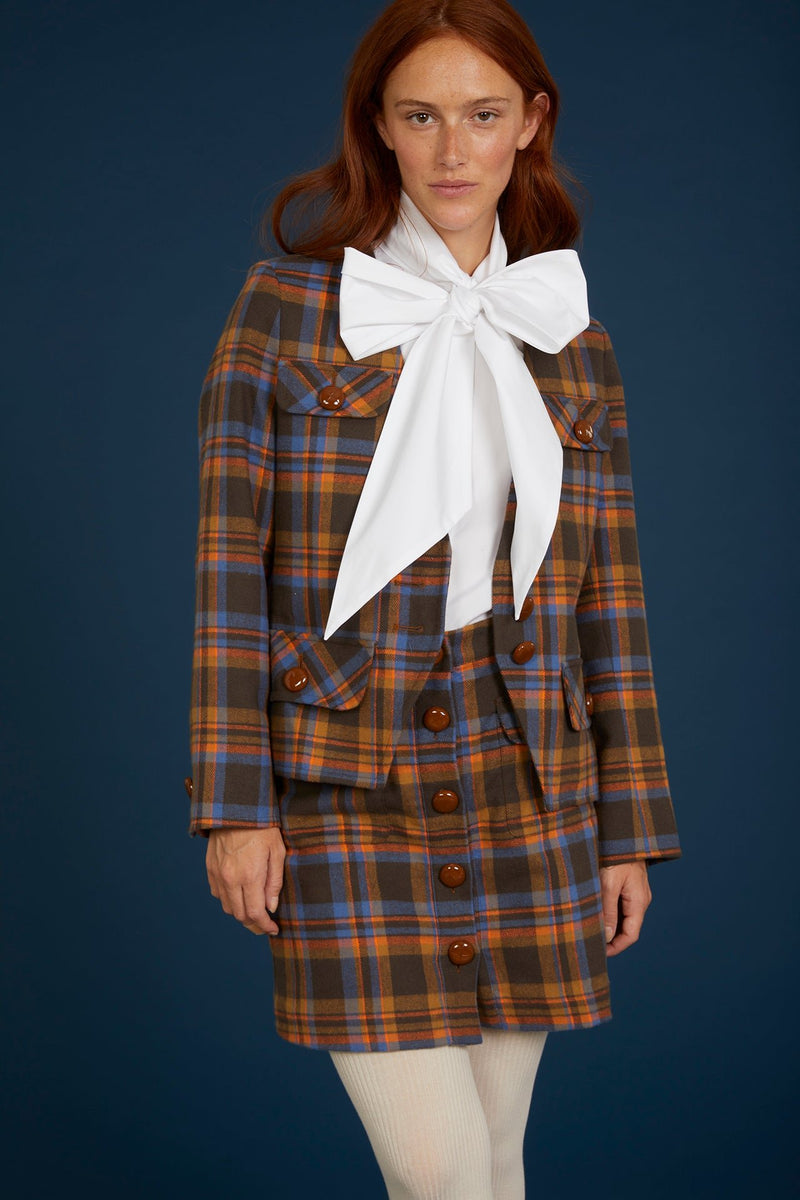 Maria de la Orden | Tidona Jacket Brown Checks